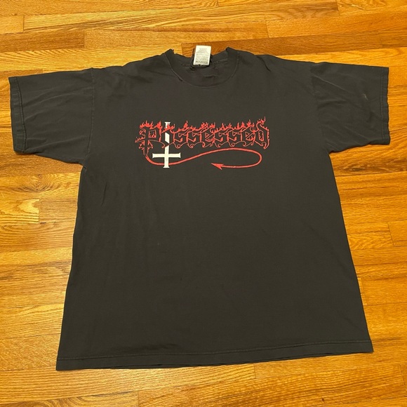 Shirts | 9s Possessed Vintage Death Metal Band Tshirt Rare Seven Churches Xl Screen | Poshmark